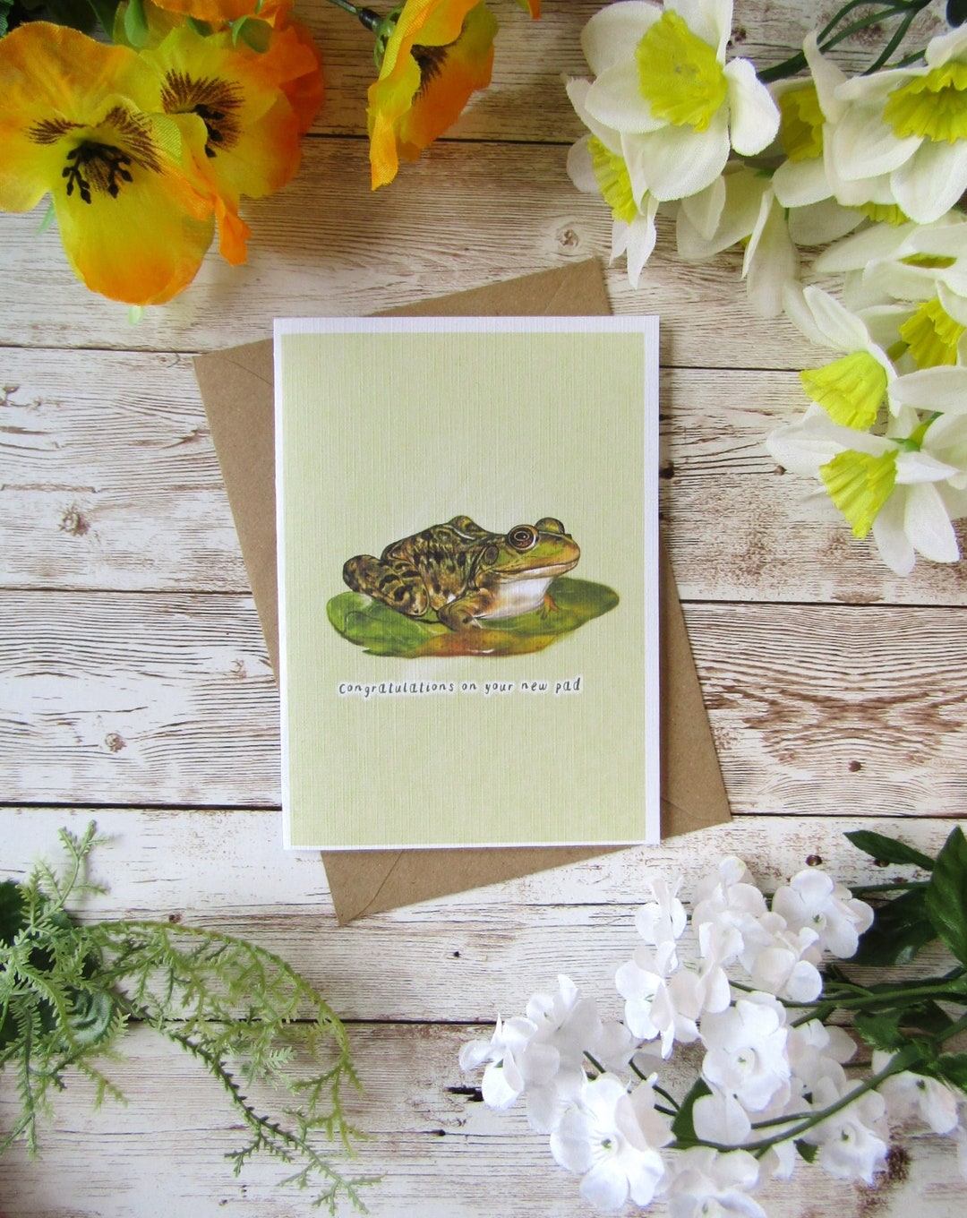 Congratulations on Your New Pad Card, New Home Card, Card for Friend ...