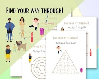 Fun and Challenging Mazes for Kids | 4 Printable Worksheets | Download ...