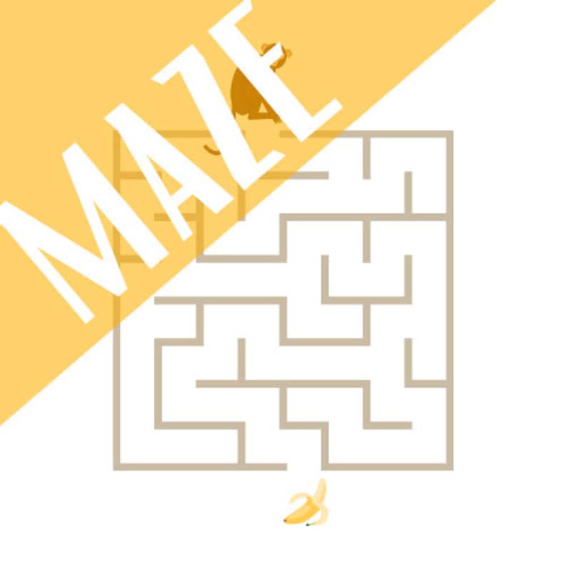 Printable Maze Games for Kids, Fun and Challeging Activity Sheets - Etsy