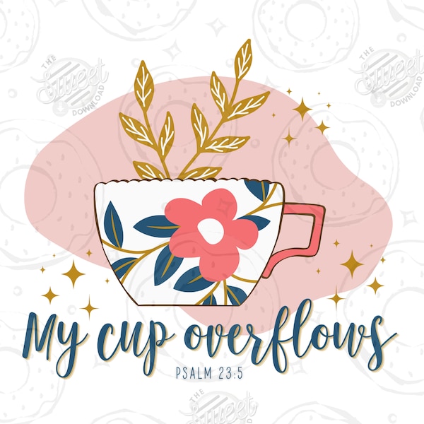 My Cup Overflows - Etsy