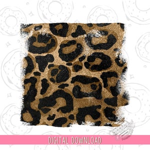 Cheetah Sublimation Patches, Distressed Leopard Print Patches PNG ...