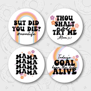 Mom Car Coaster PNG Bundle, Mama Coaster Designs, Retro Coaster ...