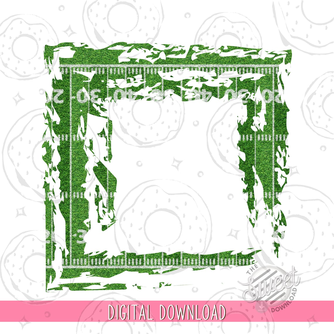 Football Field Sublimation Patches, Football Patches PNG, Football ...