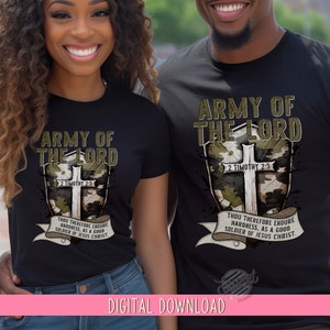 Army of the Lord PNG, Christian Sublimation Design, Man PNG, Bible ...