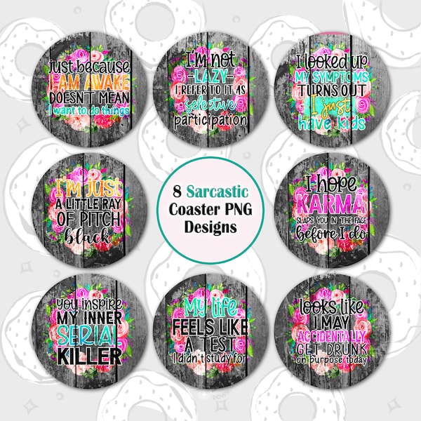 Rustic Car Coaster Template - Etsy