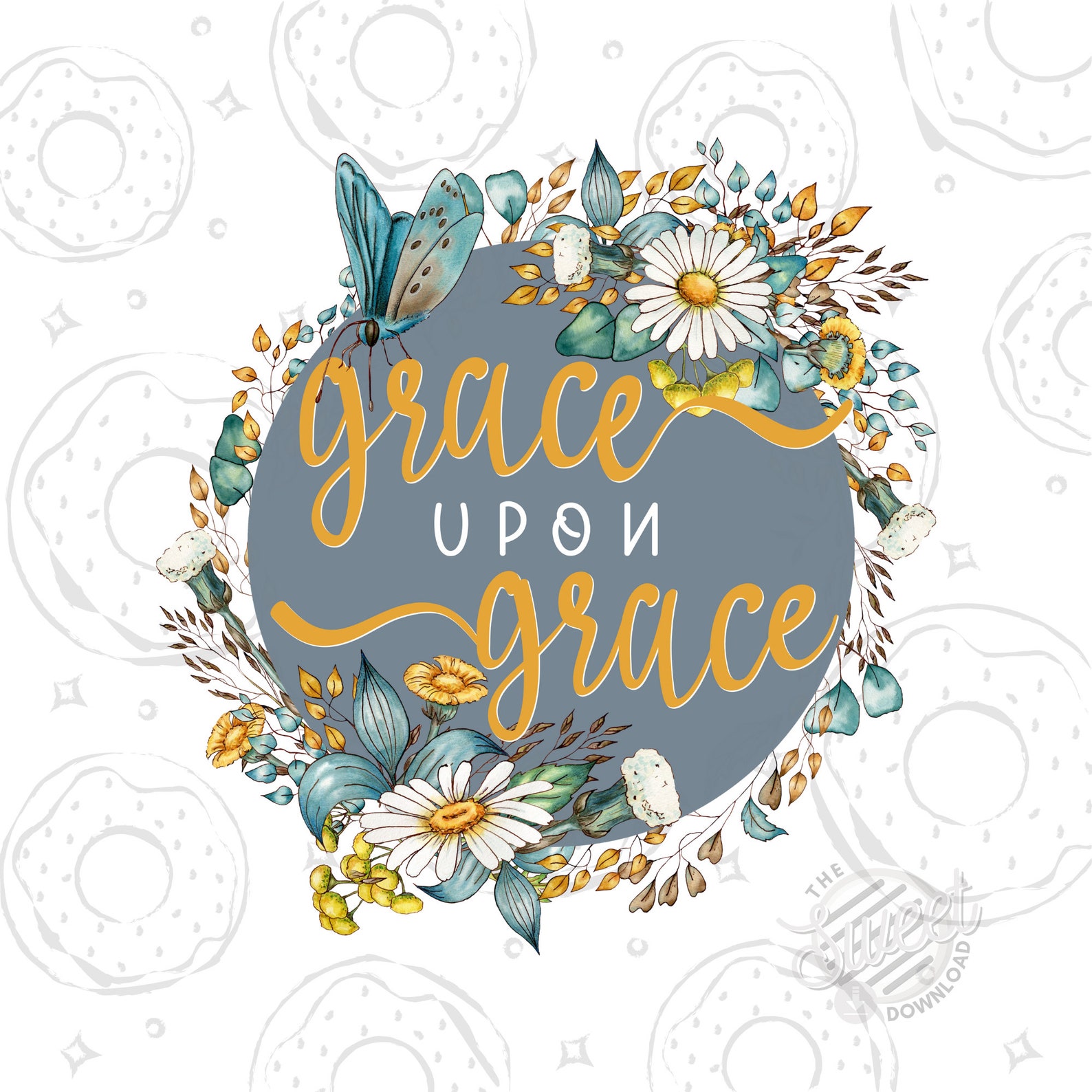 Christian PNG Grace Upon Grace Sublimation Design Download - Etsy