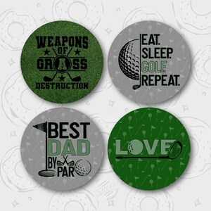 Golf Car Coaster PNG, Golf Quotes Car Coaster Sublimation, Best Dad by ...