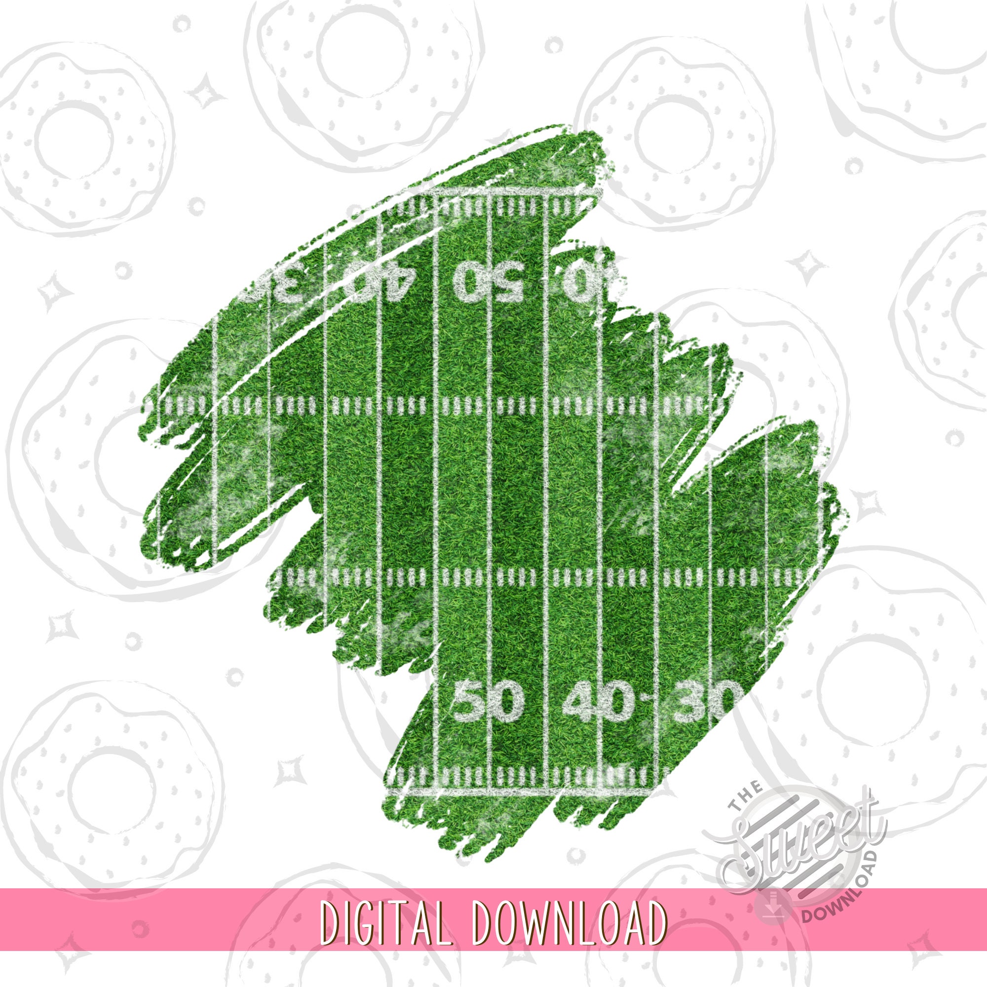 Football Field Sublimation Patches, Football Patches PNG, Football ...