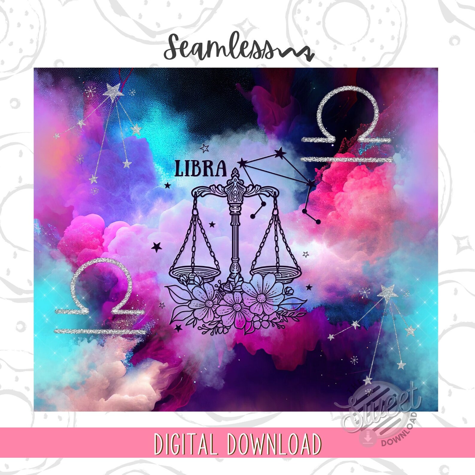 Libra Tumbler PNG, Constellation Sublimation Tumbler, Zodiac Tumbler ...