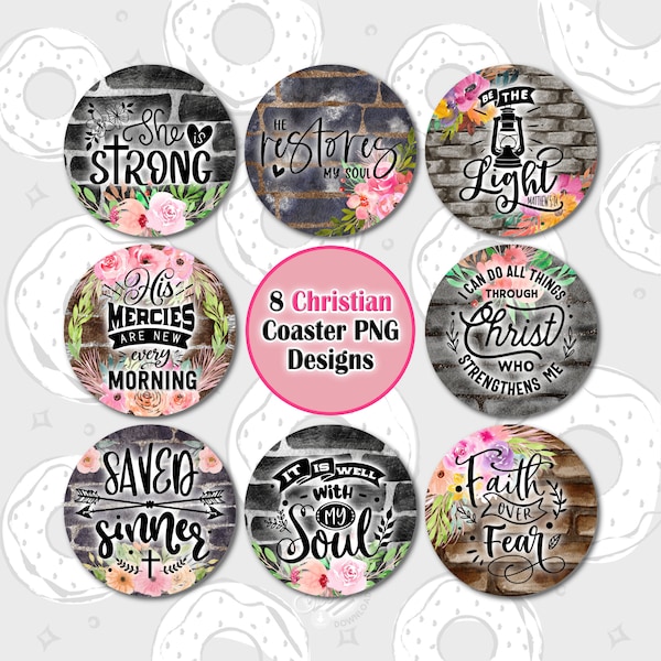 Bible Verse Coasters - Etsy