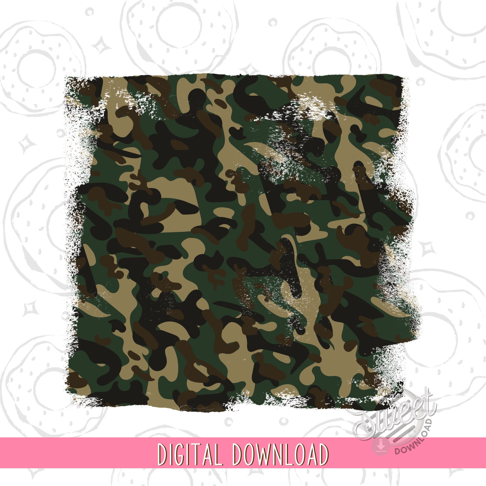 Camo Sublimation Patches, Camo Patches PNG, Camo Background PNG ...