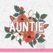Auntie PNG, Floral Aunt Sublimation Design, Best Aunt Digital Download ...