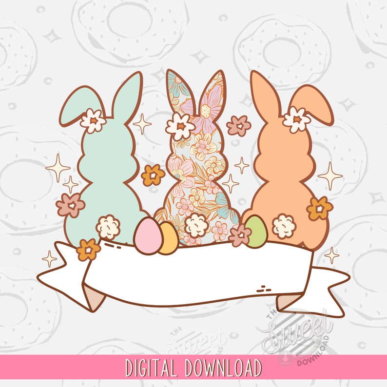 Easter PNG, Add Your Own Name Sublimation Design, Easter Tag Digital ...