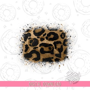 Cheetah Sublimation Patches, Distressed Leopard Print Patches PNG ...