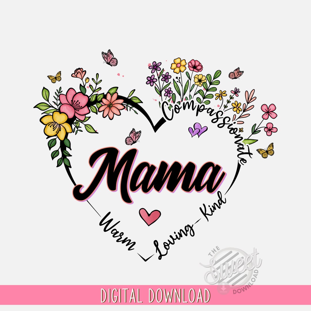Mama PNG, Mothers Day Sublimation Design, Mom Shirt Design, Mother ...