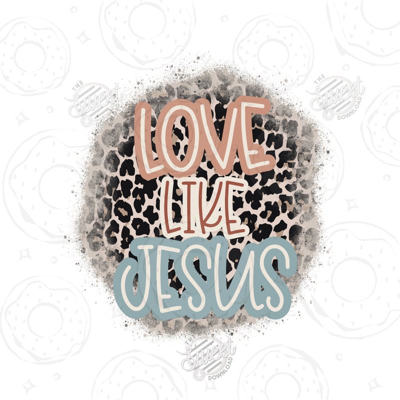 Love Like Jesus Fall Png - Etsy