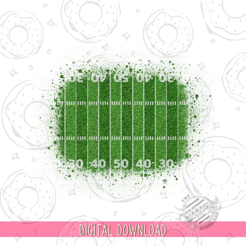 Football Field Sublimation Patches, Football Patches PNG, Football ...