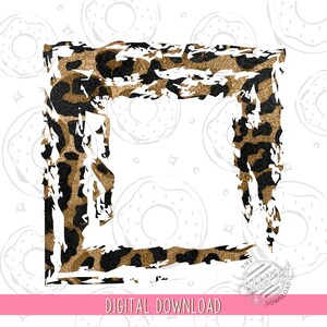 Cheetah Sublimation Patches, Distressed Leopard Print Patches PNG ...