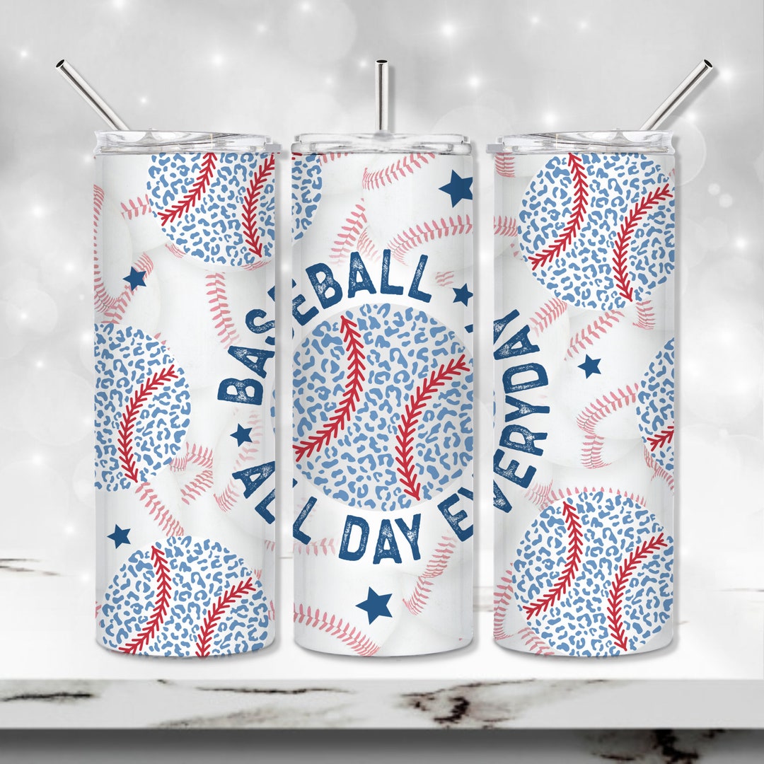 Baseball Sublimation Tumbler Design, Baseball Quote Tumbler PNG, Retro ...