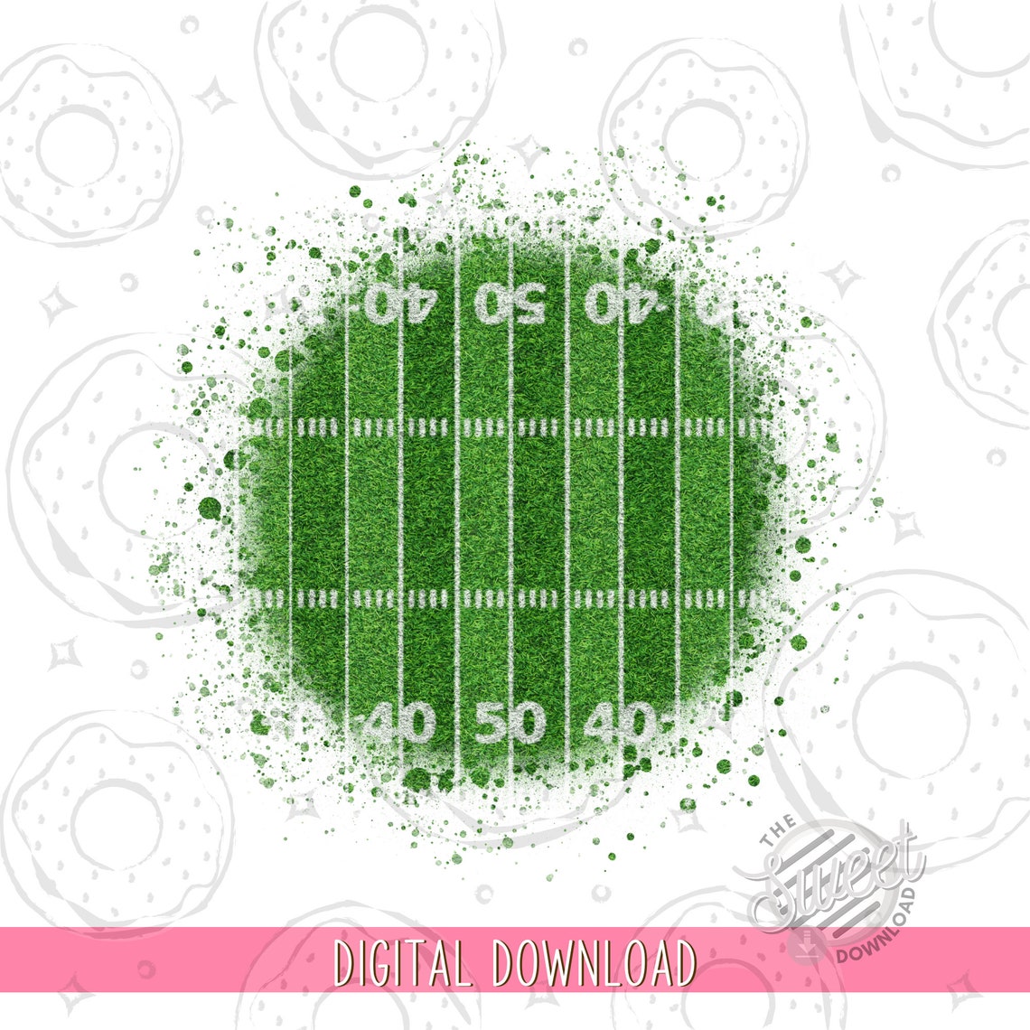 Football Field Sublimation Patches Football Patches PNG - Etsy
