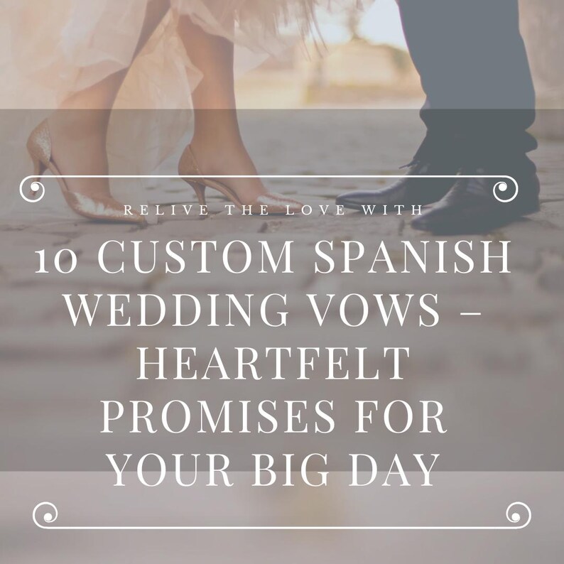 10 Votos De Boda En Español Hechos Con El Corazón-10 Heartfelt Spanish ...