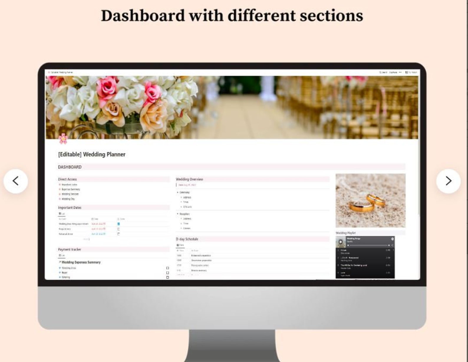 Notion Template Event Planner Checklist Event Organizer - Etsy