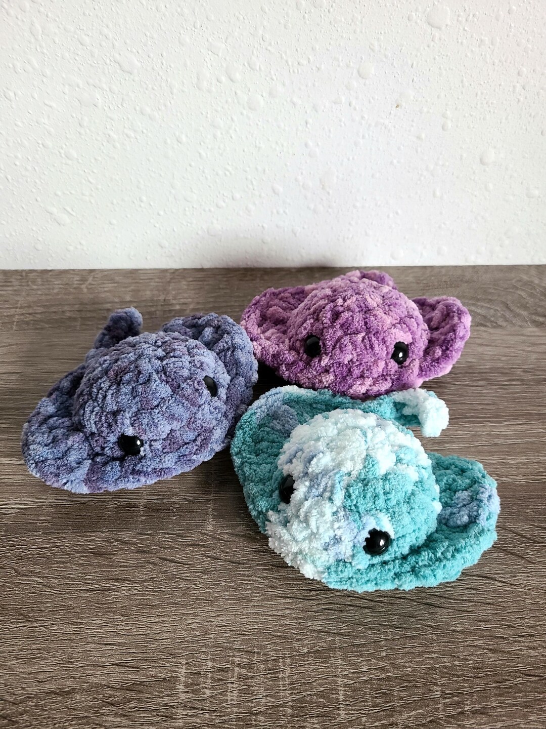 Stingray Plushies. Handmade Stuffed Animal for Home Décor, Desk ...