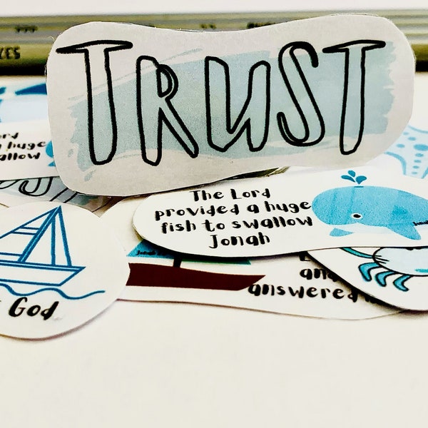 Bible Character Stickers - Etsy