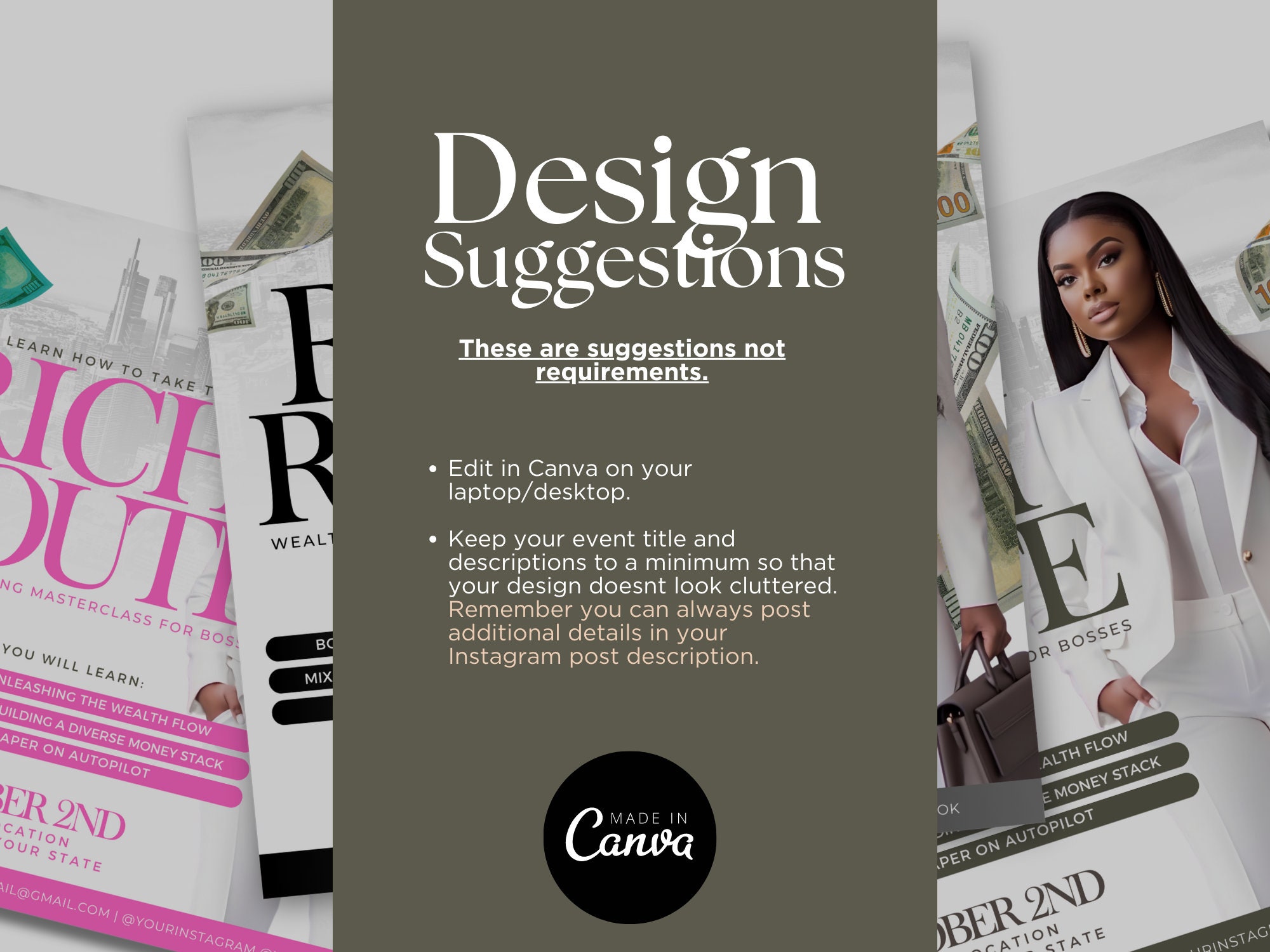 Event Flyer Design, Masterclass Flyer, DIY Flyer, Booking Flyer ...