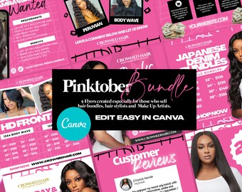 DIY FLYER Package, Canva Template, Social Media Bundle, Flyer Template ...