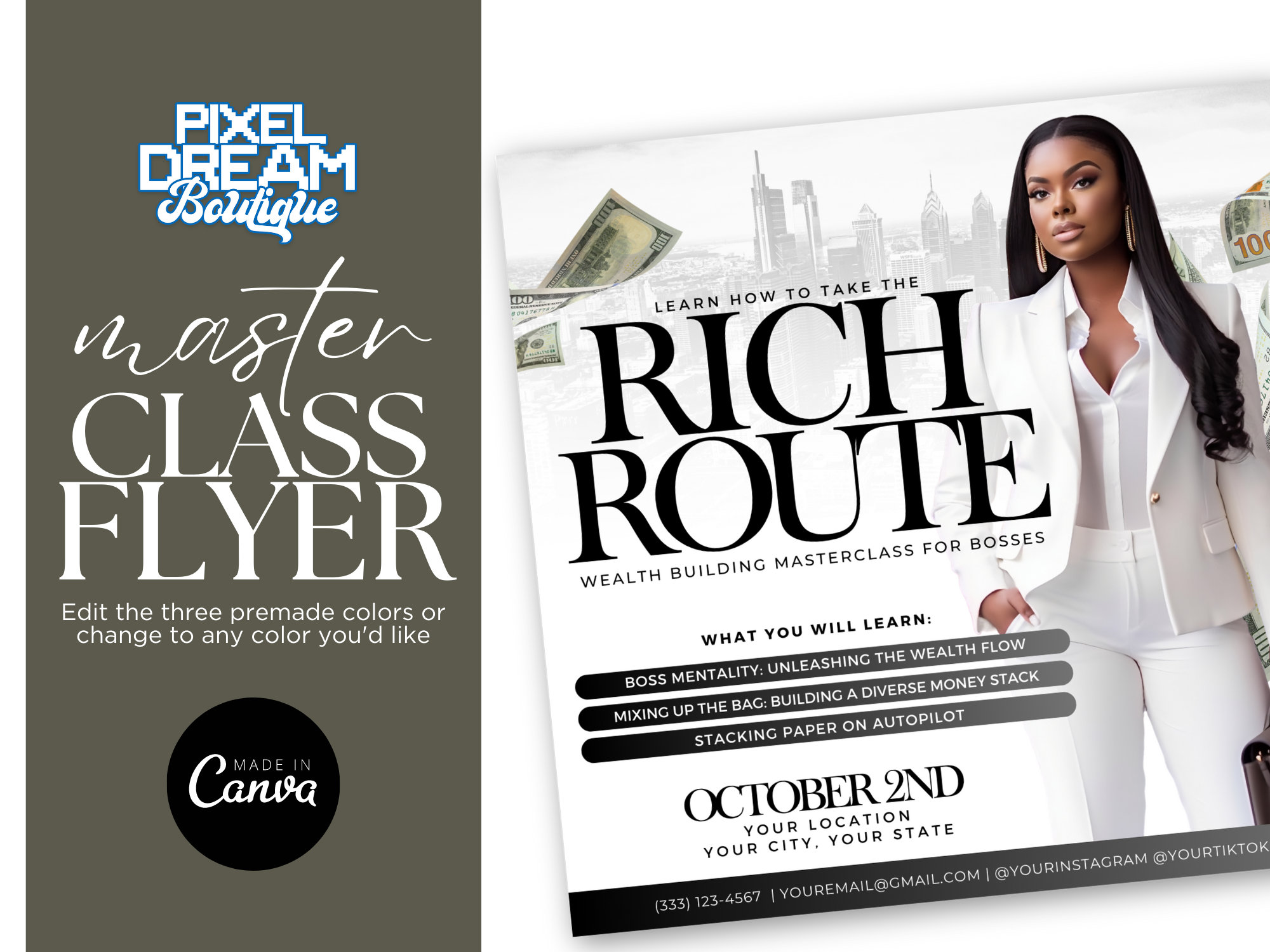 Event Flyer Design, Masterclass Flyer, DIY Flyer, Booking Flyer ...