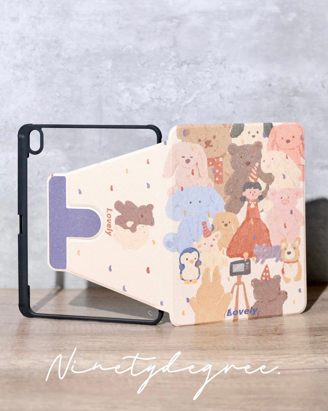 Bunny Party Acrylic iPad Case With Slot Pro 2022, 2021 Case, iPad Air,5 ...
