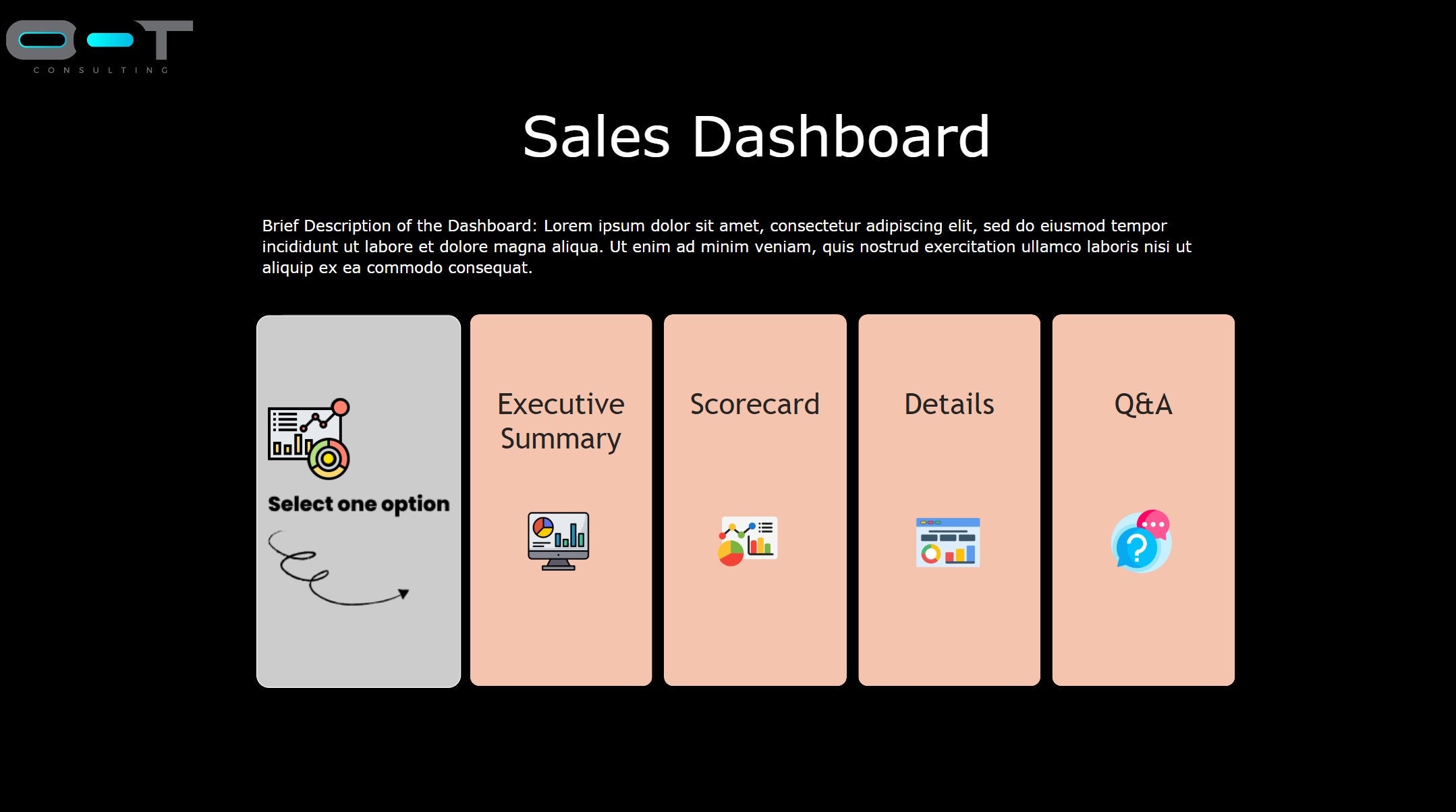 Landing Page on PBI V1.0 - Etsy