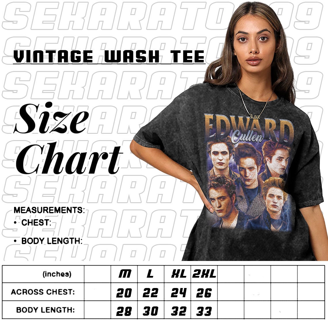 Vintage Wash Edward Cullen T Shirt, Vintage 90s Bootleg Classic Graphic ...