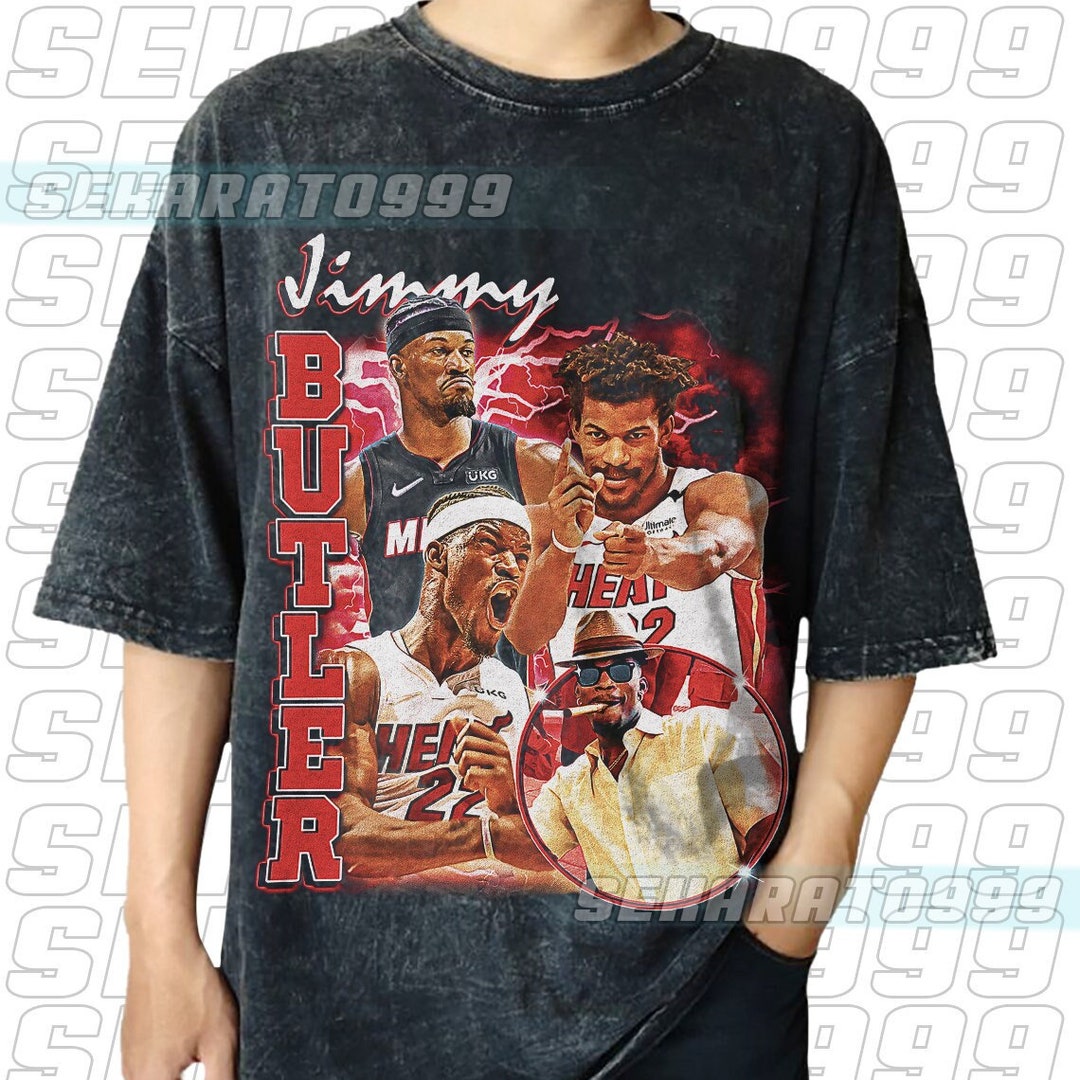 Vintage Wash Jimmy Butler T Shirt, Basketball Shirt, Classic 90s ...