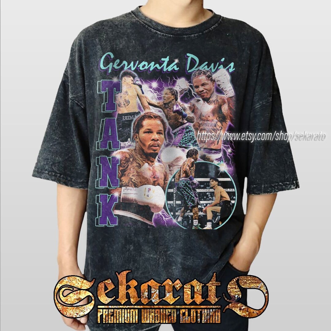 Vintage Wash Gervonta Davis T Shirt Boxing Shirt Classic 90s - Etsy