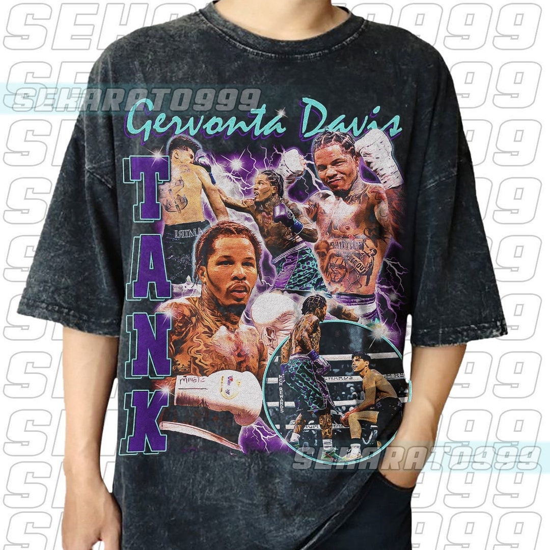 Vintage Wash Gervonta Davis T Shirt, Boxing Shirt, Classic 90s Graphic ...