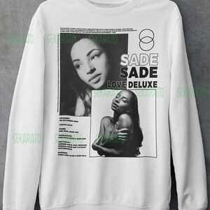 Vintage Bootleg Inspired Sweatshirt Graphic Unisex Crewneck Sade Love ...