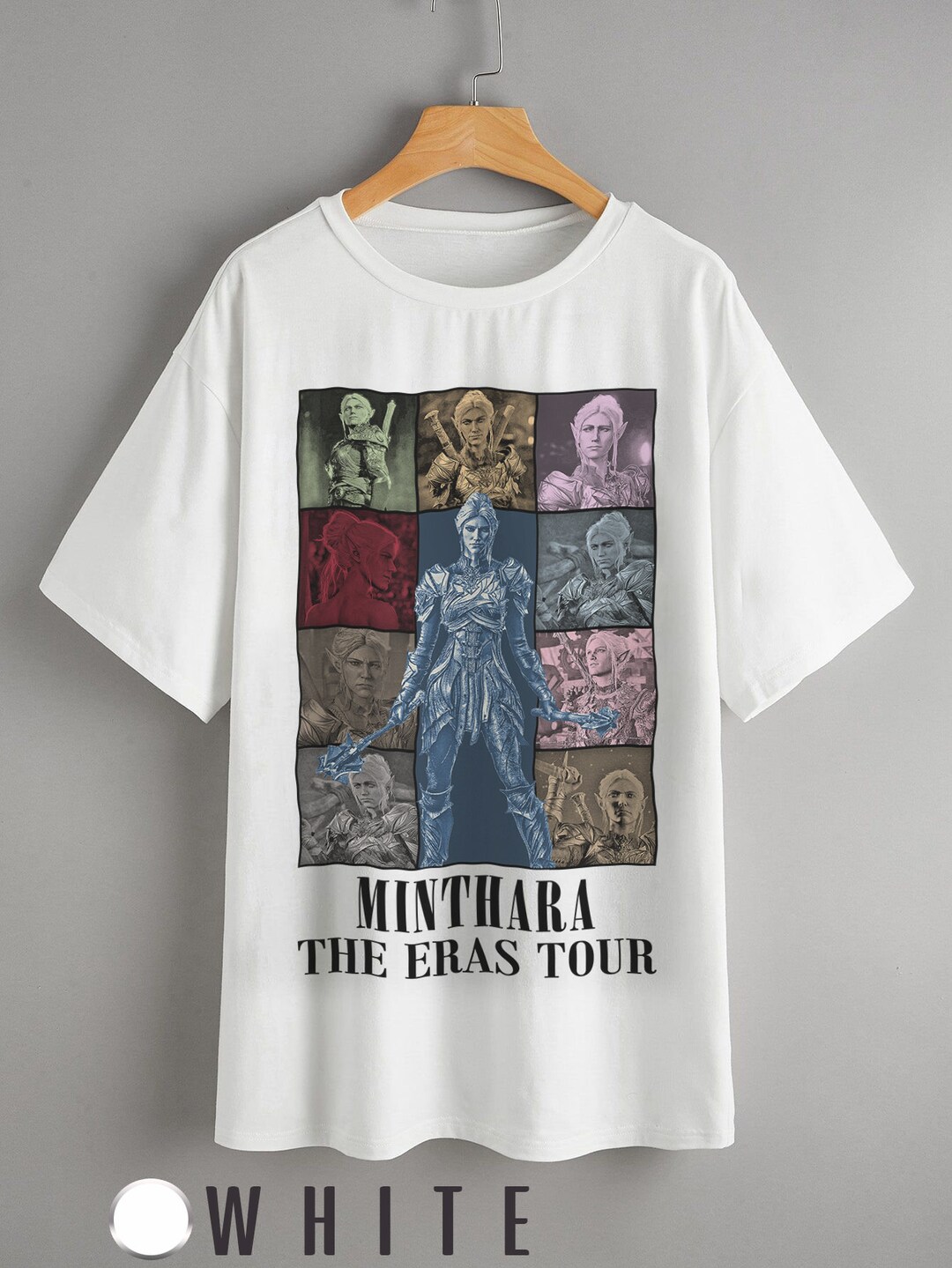 Minthara the Era T Shirt, Baldurs Gate 3 Vintage Bootleg Unisex T-shirt ...
