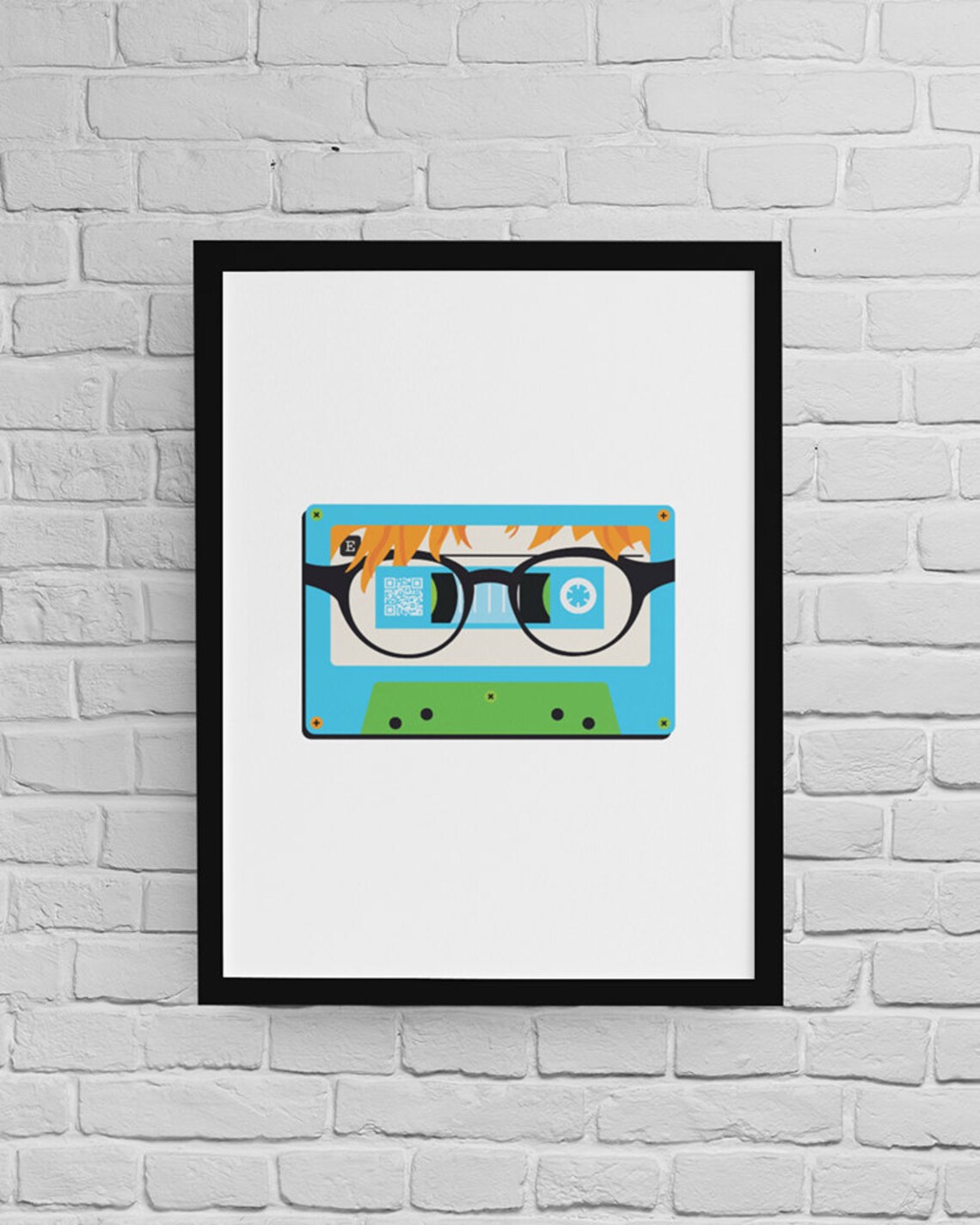 Ed Sheeran Scan QR Code Gift A3 Portrait Artzap Music Cassette Print - Etsy