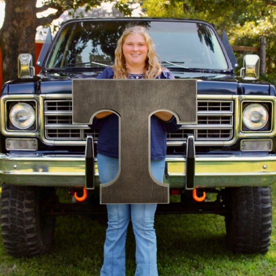 Tennessee Volunteers Wood LED Sign Tennessee Vols Power T Wood Sign ...