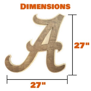 Alabama Crimson Tide Wood LED Sign Alabama Football Sign University of ...