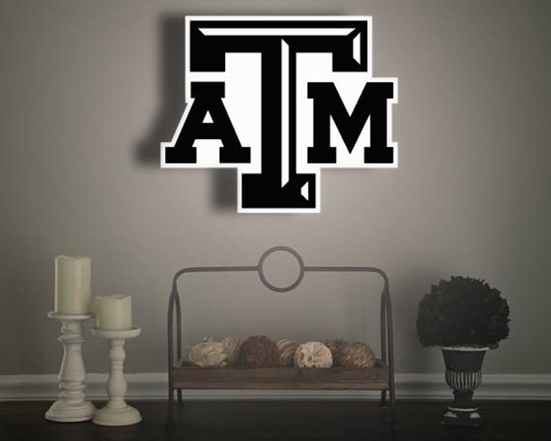 Texas A&M Sign for Dorm Room Decor LED Display College Art Aggie ...