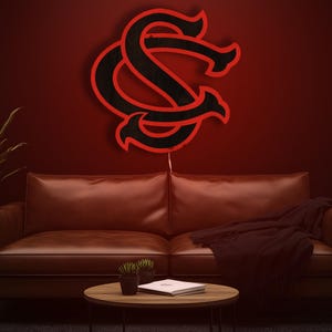 South Carolina Gamecocks Baseball Wood LED Sign South Carolina Wall Art ...