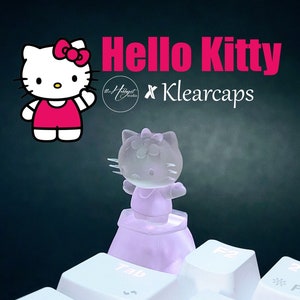HELLO KITTY (standing) | Keycap | Clear - Etsy