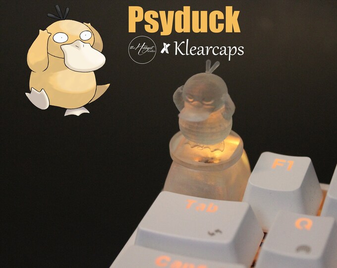 PSYDUCK POKEMON Keycap, Custom Pokemon Spacebar Cute Keyboard Anime ...