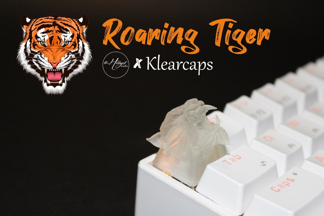 TIGER | Keycap | Clear - Etsy