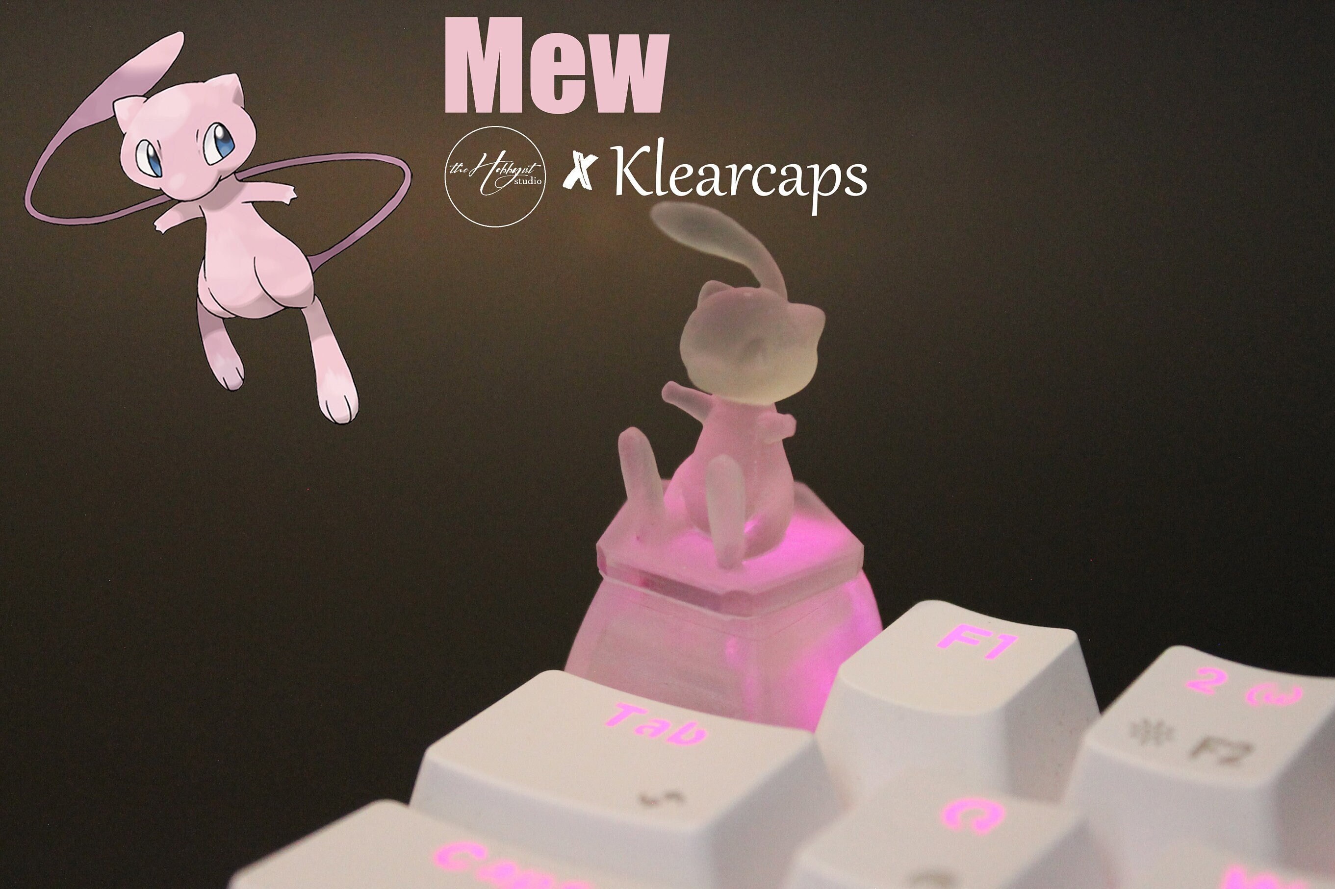 MEW V1 Keycap Clear - Etsy