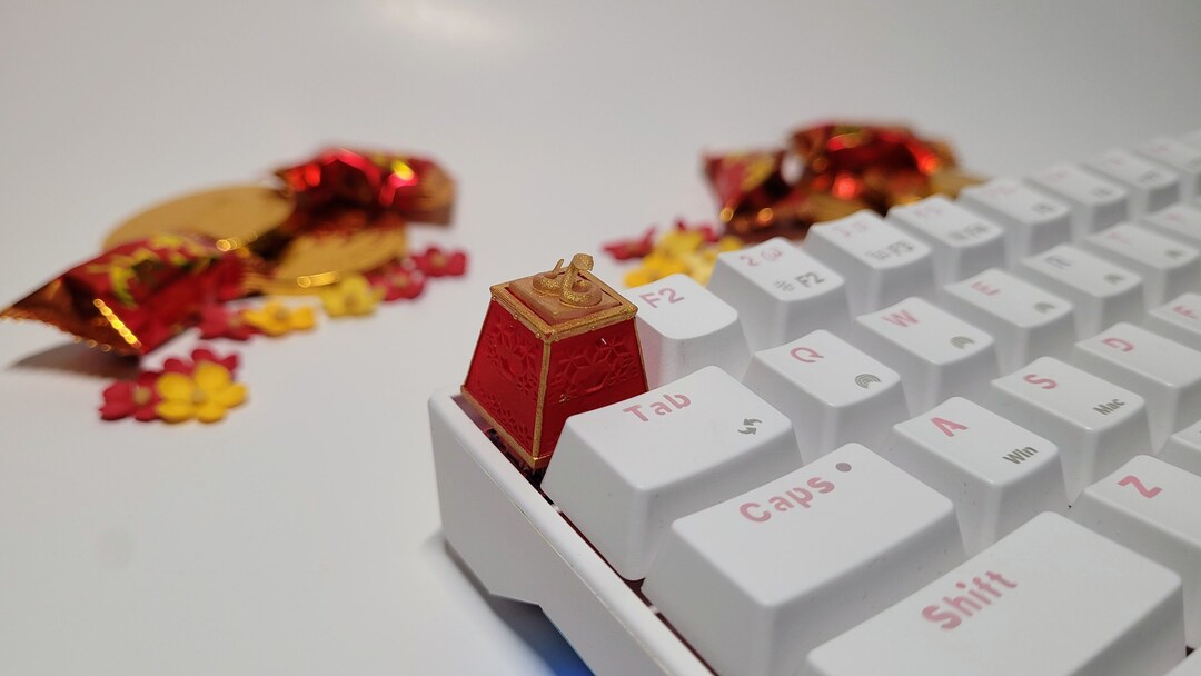CNY SNAKE | Keycap | Handpainted - Etsy