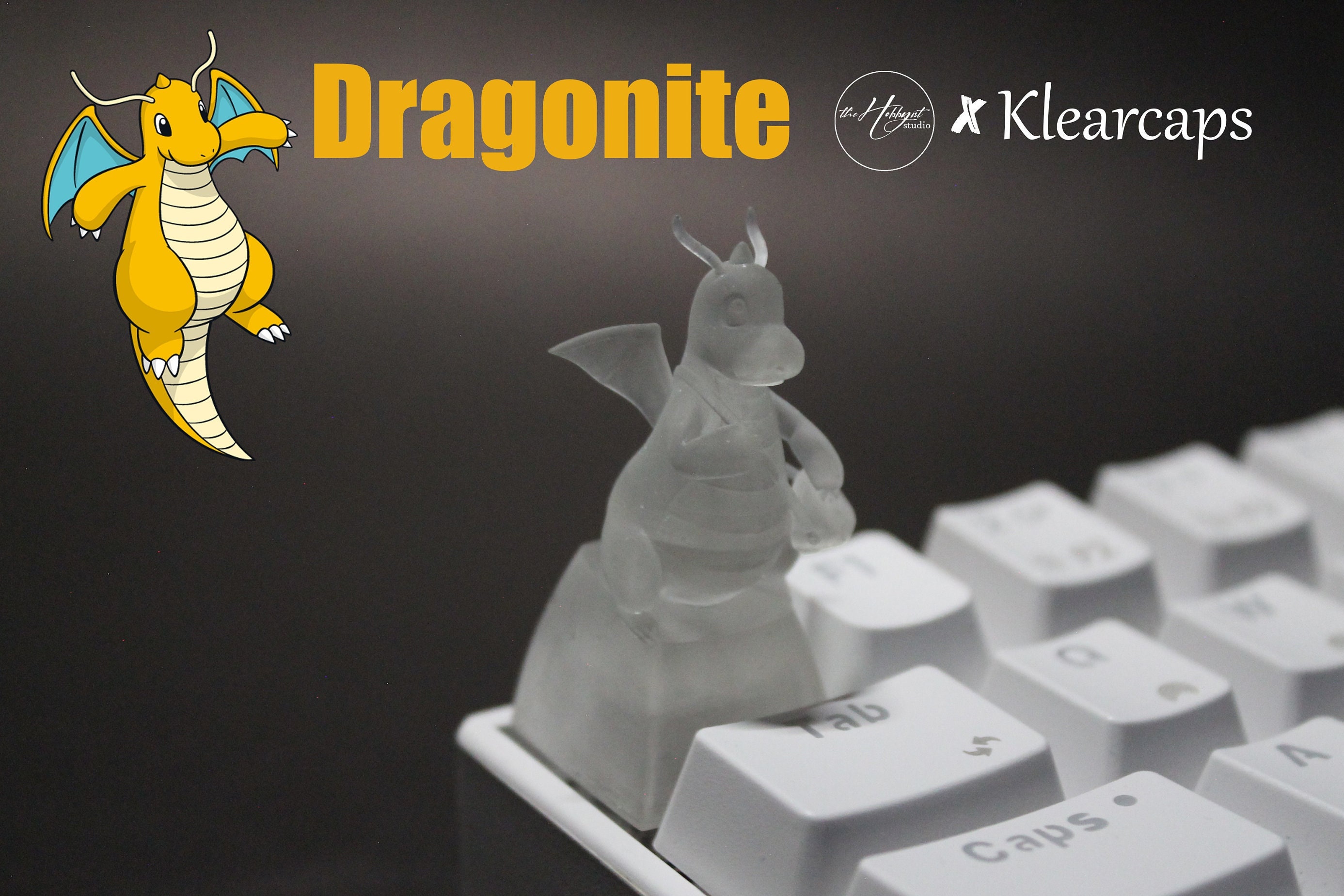 DRAGONITE Keycap Clear - Etsy